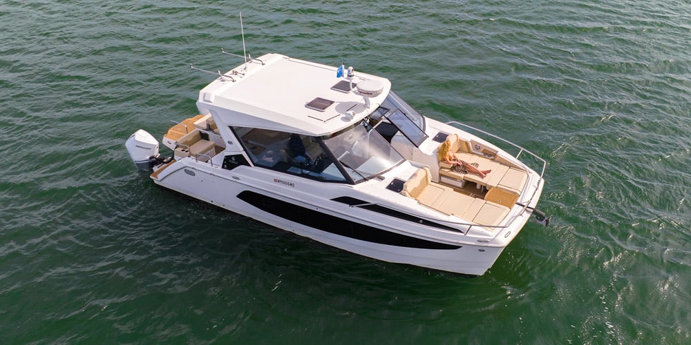 36' 2021 Aquila | Luxury Catamaran with 3 Sun Pads & A Shaded Cockpit